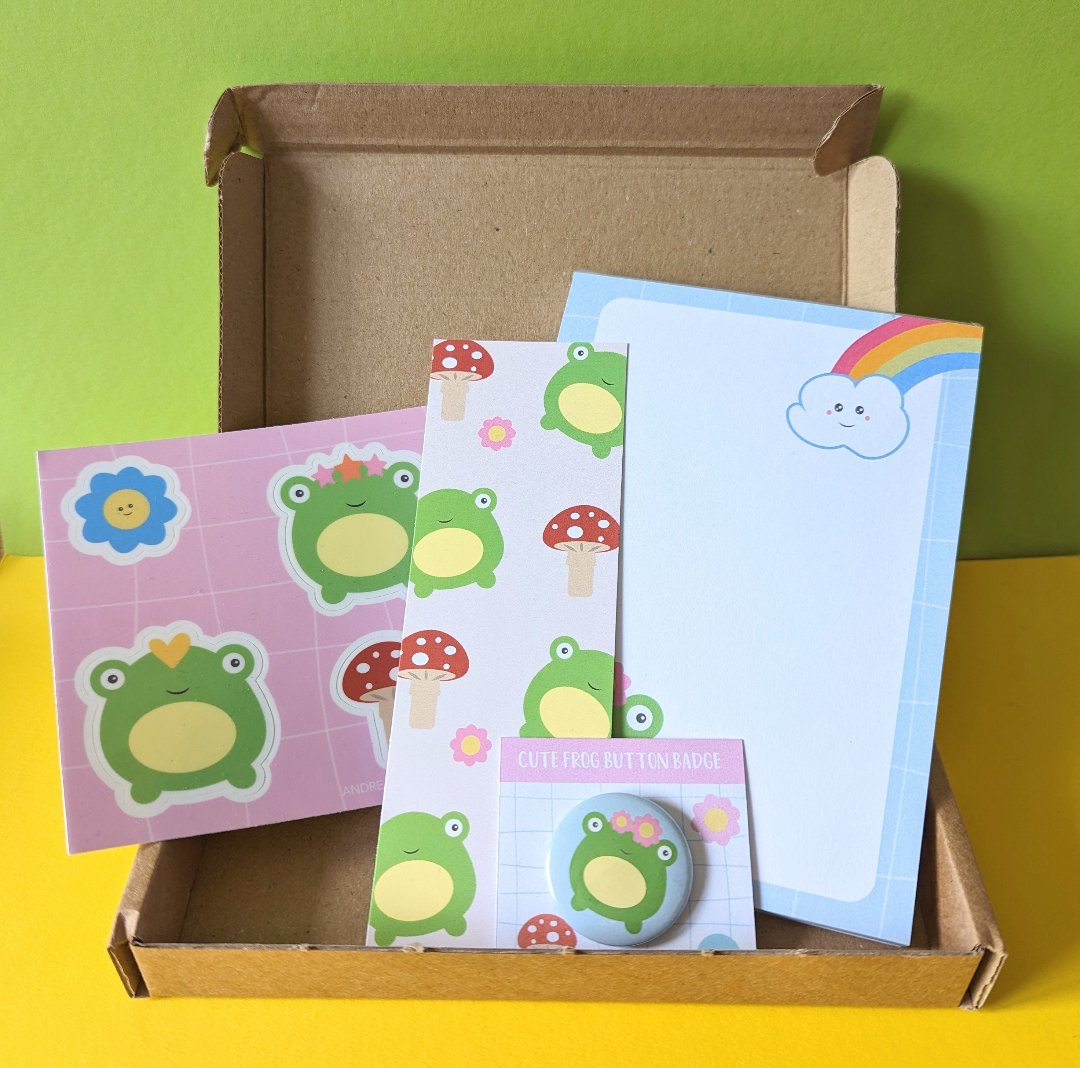 Frog Stationary Template