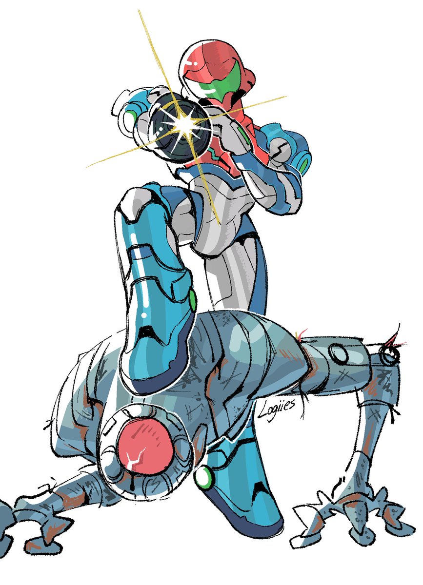 サムス・アラン 「ummmm #samus for a friend #metroid」|Lore🌱COMMS OPENのイラスト