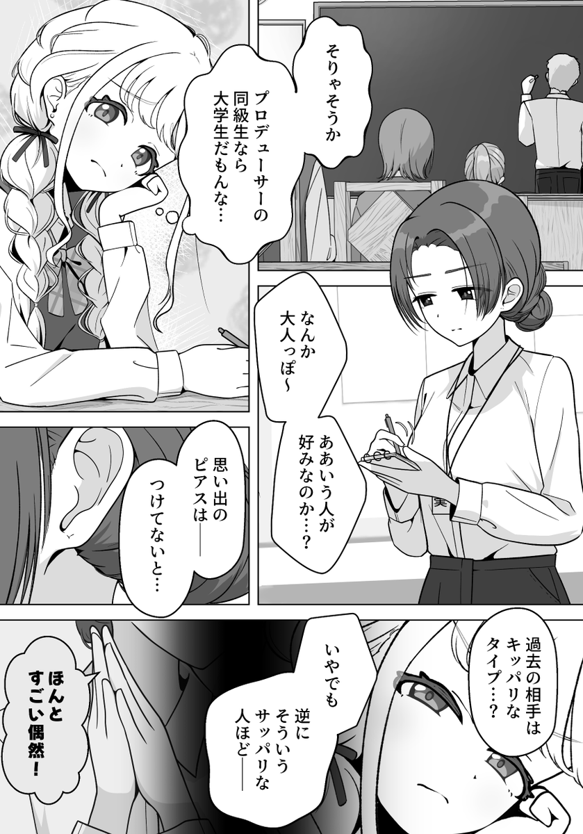 ( #C106 新刊サンプル) ことねがプロデューサーにピアスを開ける話() ※創作P注意 ※女性P ※百合