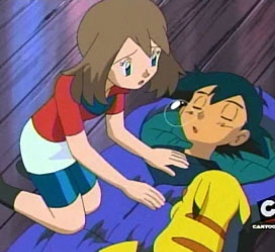 Pokemon Ash And May Hug