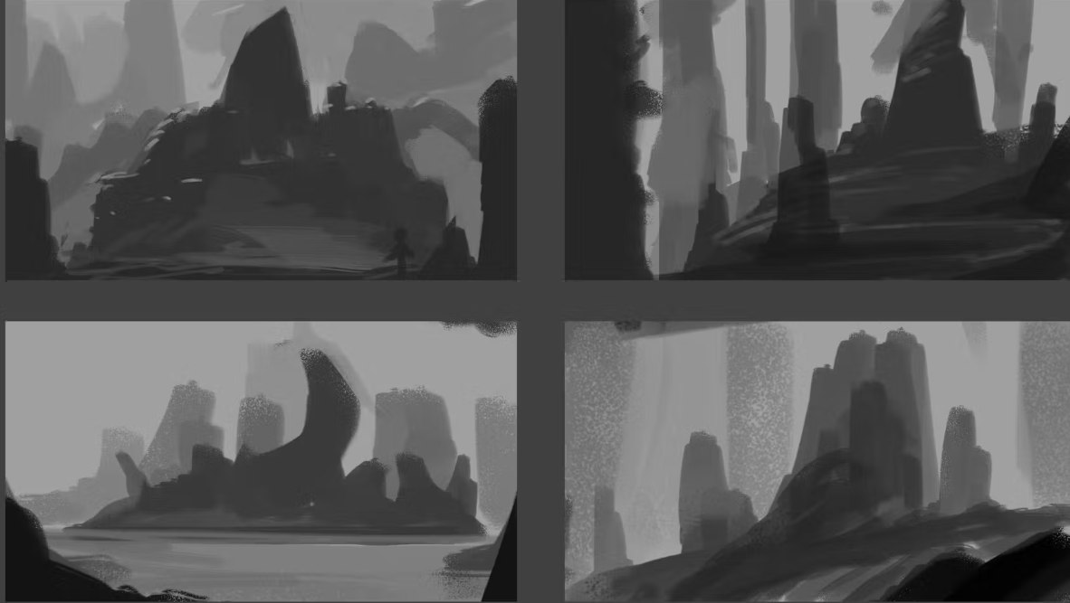 「Creating "Red Crystall Mountain" by Shahzeb Khan Raza - Disc」IAMAGの漫画