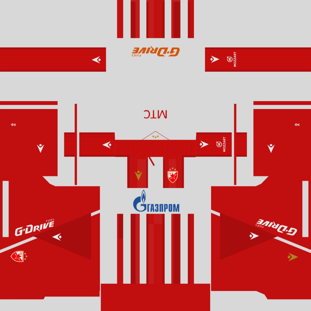 Partizan De Belgrado And Zvezda Kits For Pes 2021 By