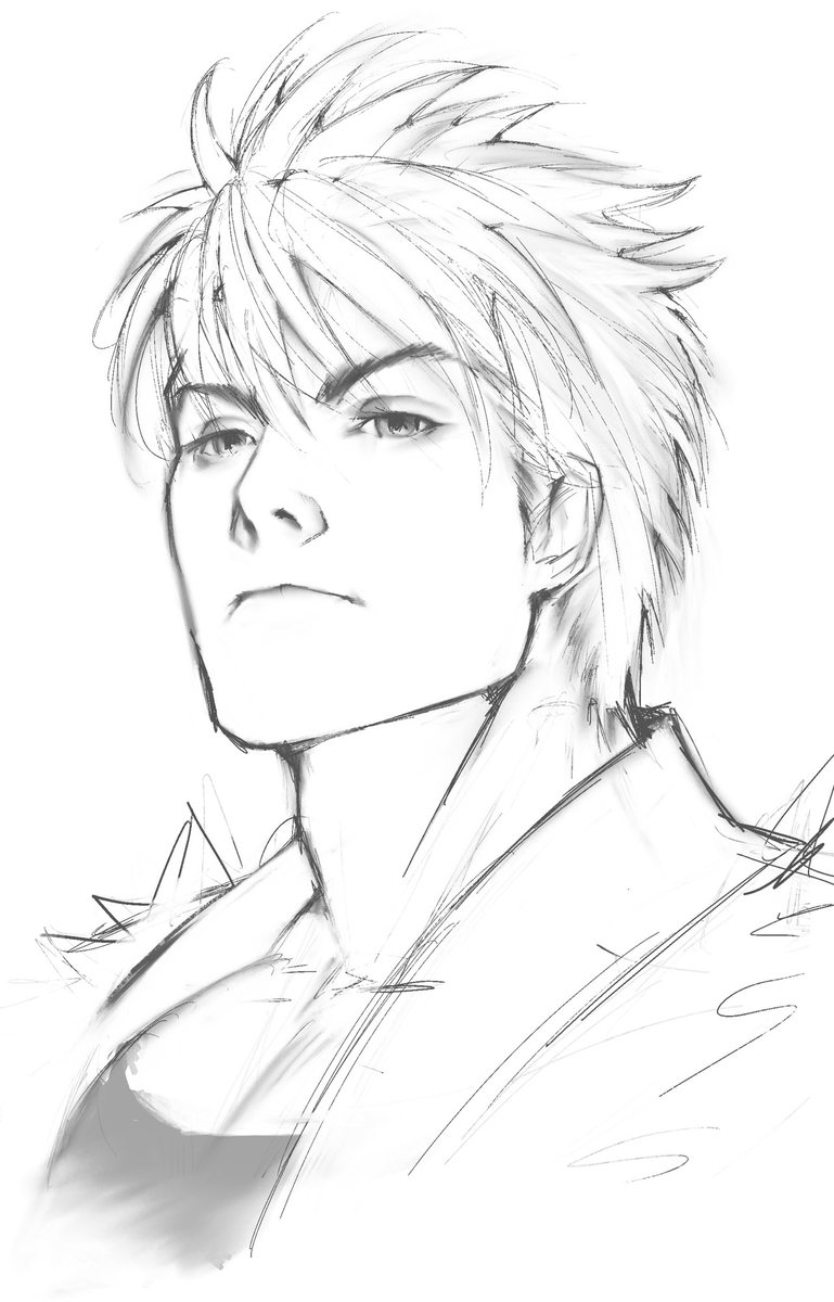 「Got little better, so I tried to draw his fanart while took 」Fairuz ️ ...