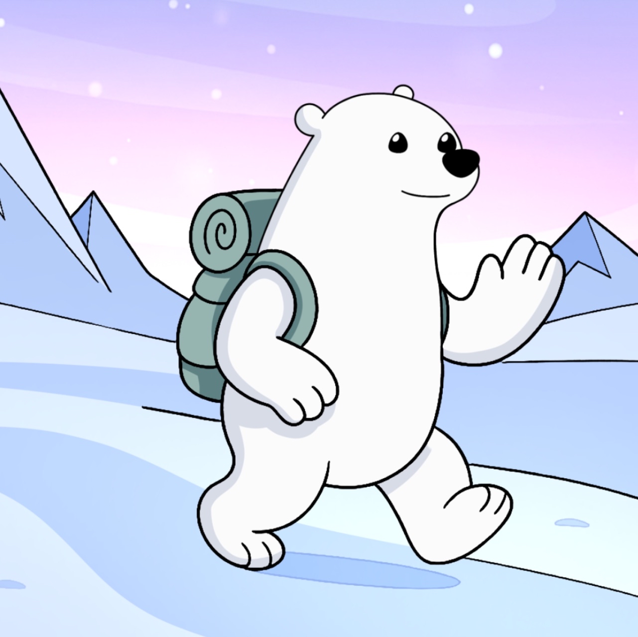 Ice Bear Ninja Ice Bear Wants Justice We Bare Bears Sticker