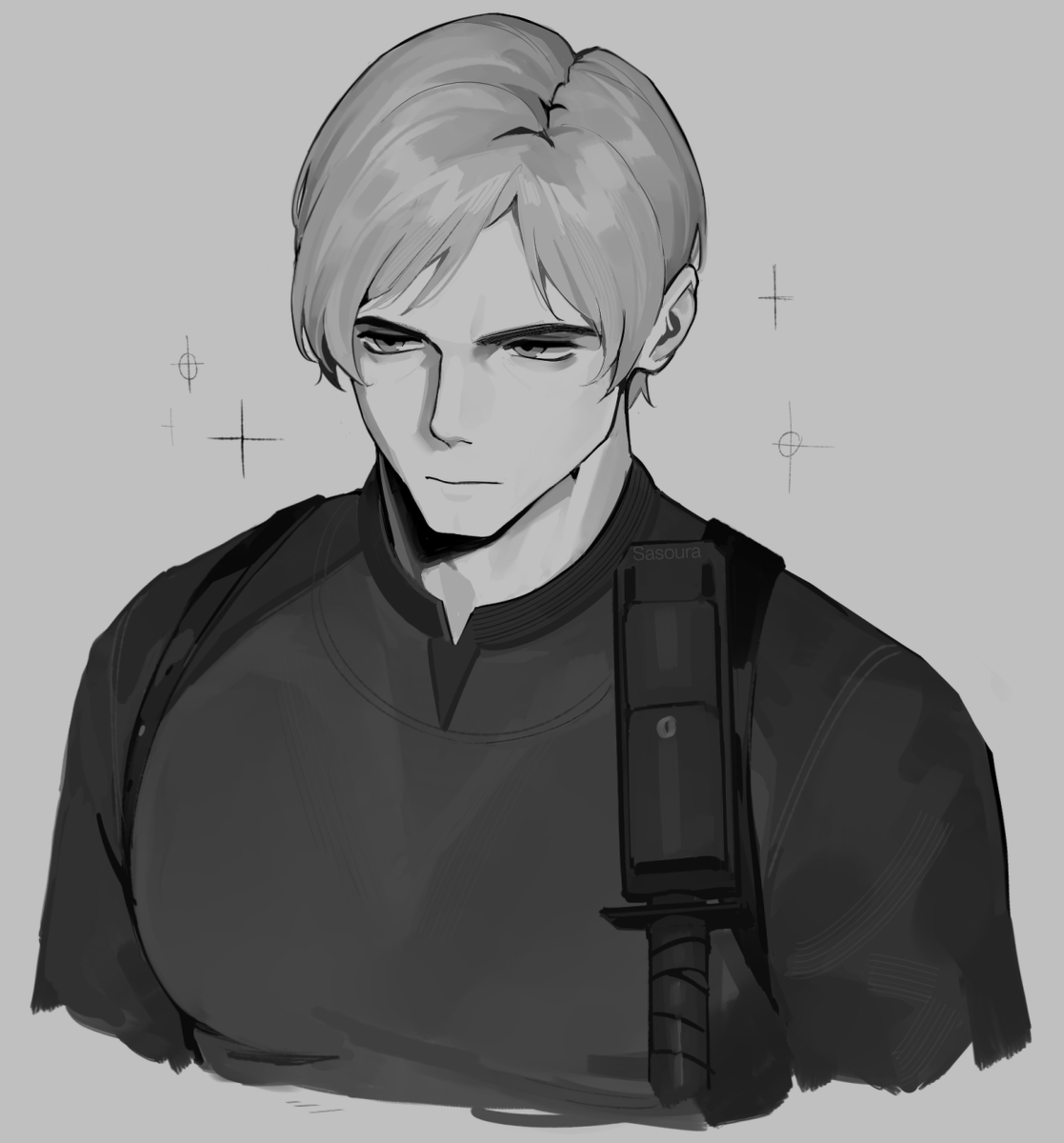 レオン・S・ケネディ 「Leon is kinda neat I think」|Sasouraのイラスト