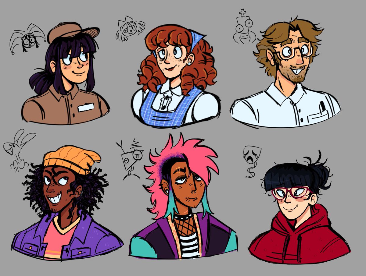 Here's their human designs but better :) #tadc
