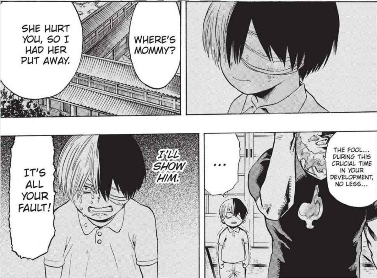 Enji has even said this to Shoto. Saying that's he's different from his ...