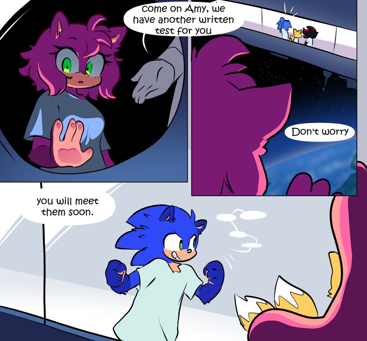 Ark Amy is literally me💖 this one take place when Amy was keeped alone ...