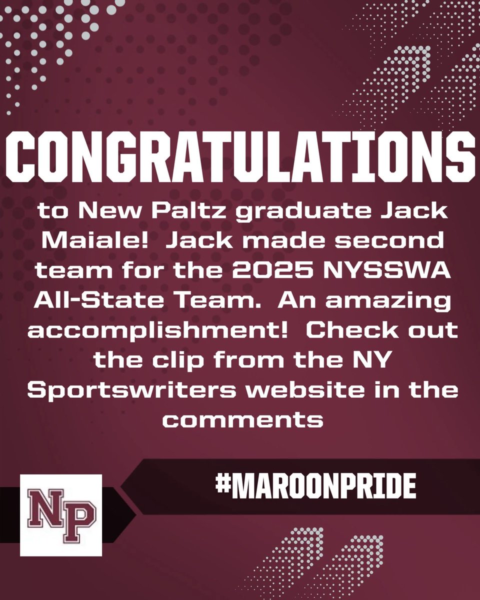 Coach Nebblett @CoachNebblett tweet - Congratulations to Jack Maiale ...