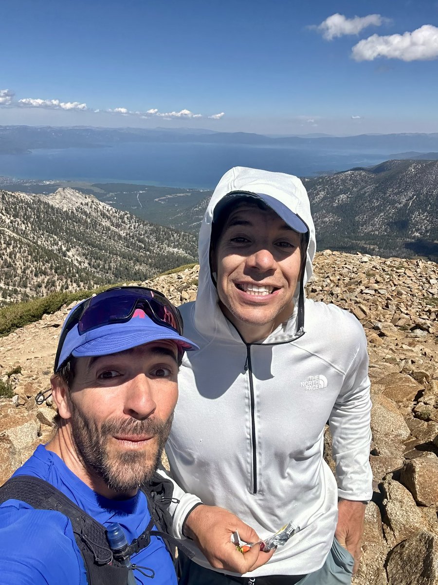 I got to jog up Freel peak with my friend Pablo Durana the other day ...