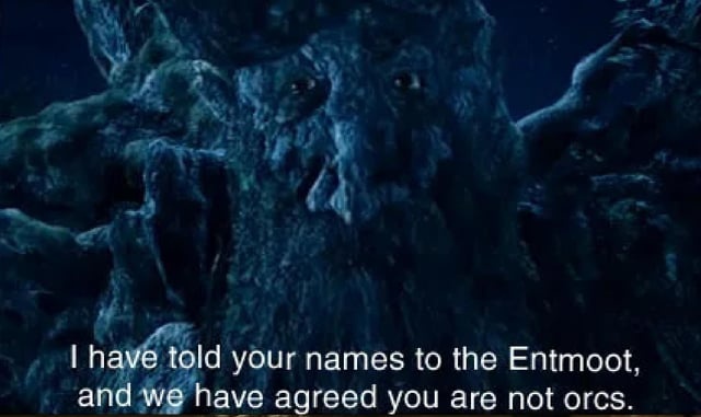 Entmoot Quotes Treebeard's Reflection On Lost Forests