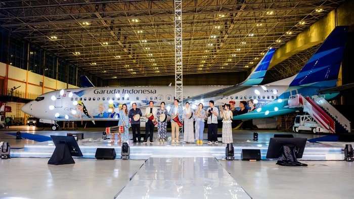 Garuda Indonesia Luncurkan Livery Baru Sambut 80 Tahun Kemerdekaan