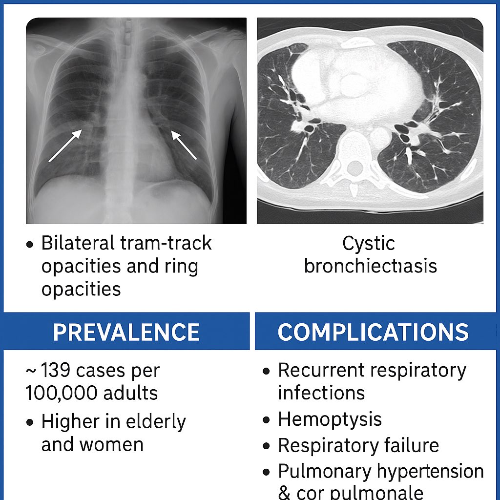 Bronchiectasis X Ray Tram Track Bronchiectasis And Role Of Surgical