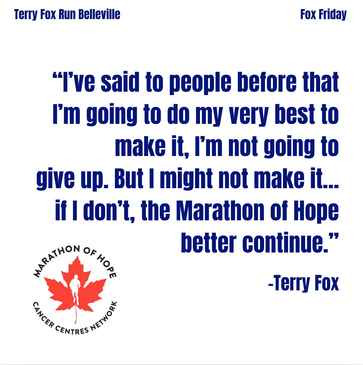 Terry Fox Famous Quotes Terry Fox A Canadian Leader By Selena
