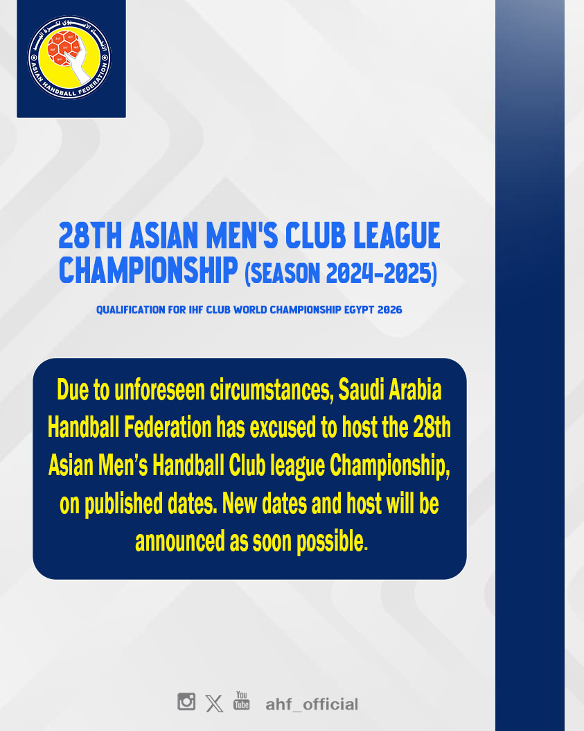 Asian Handball Federation (@Ahf__official) / Posts / X