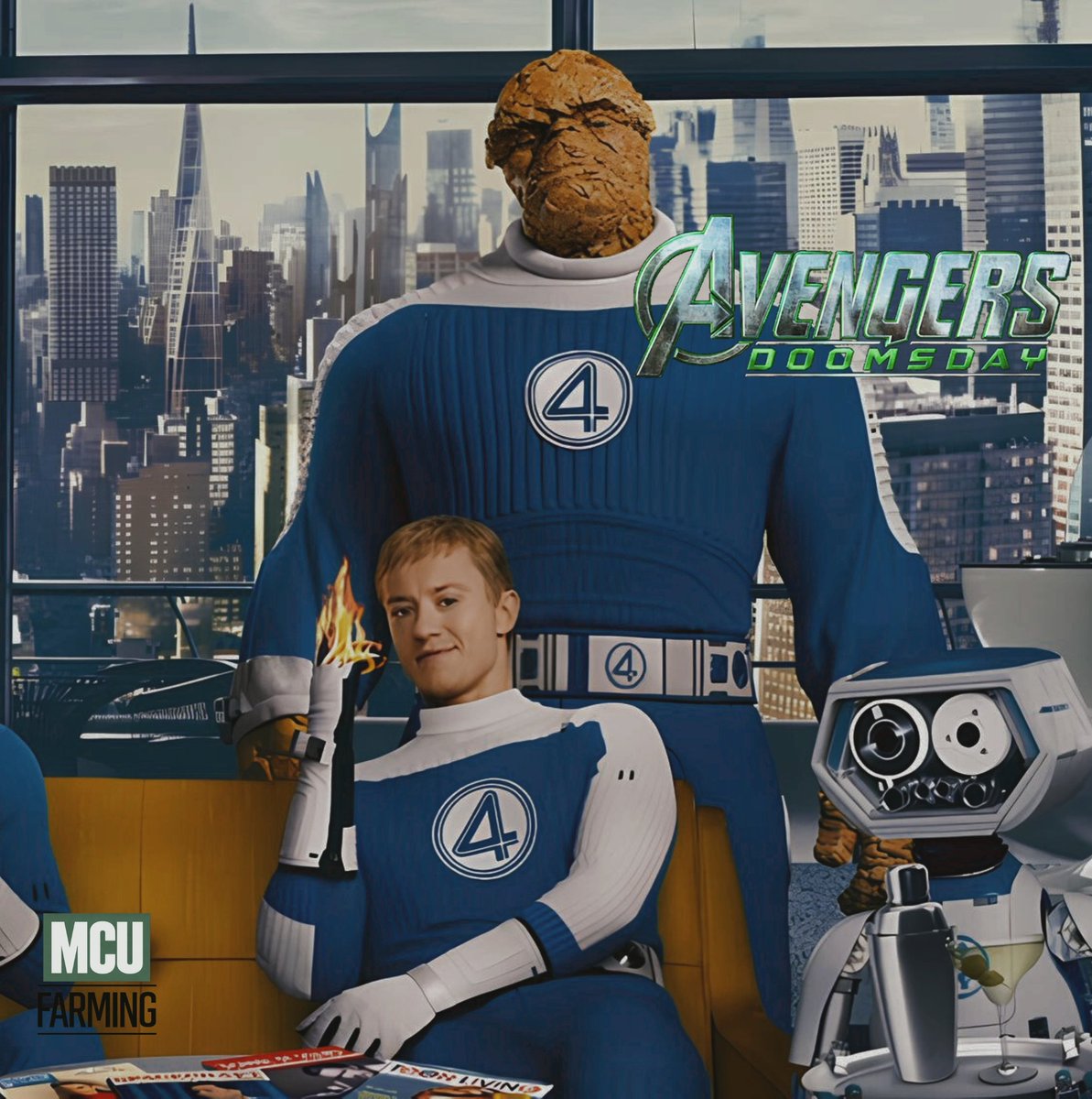 There will be a scene in Doomsday where Reed, Johnny, and Ben are at a ...