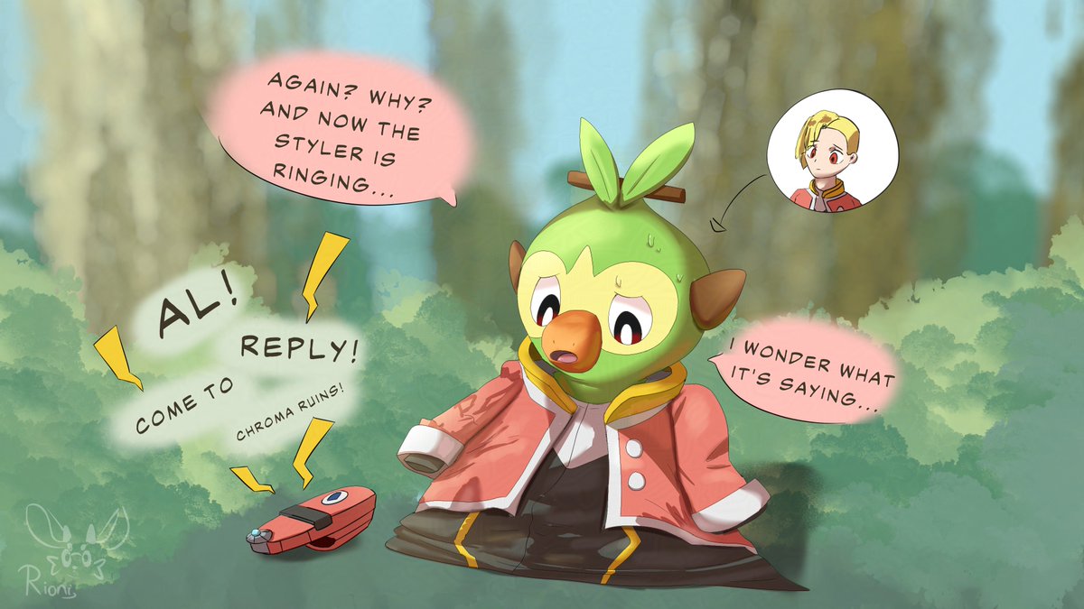 He now turned into a Grookey. He has also found out that he can't ...