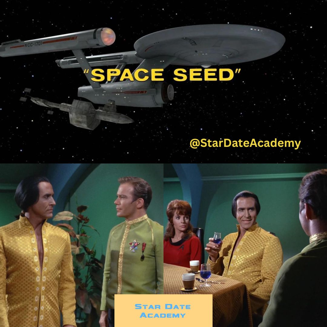 Feb 16, 1967- Space Seed TOS S1E22 The Enterprise awakes a ...