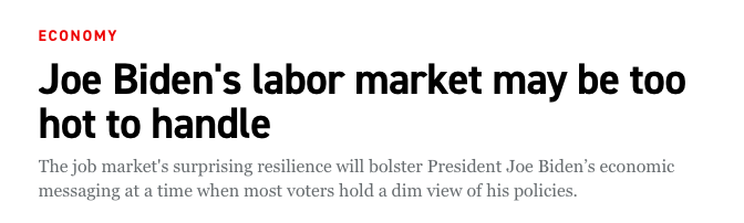 Never forget 1) the Joe Biden job market & 2) how the media chose to ...
