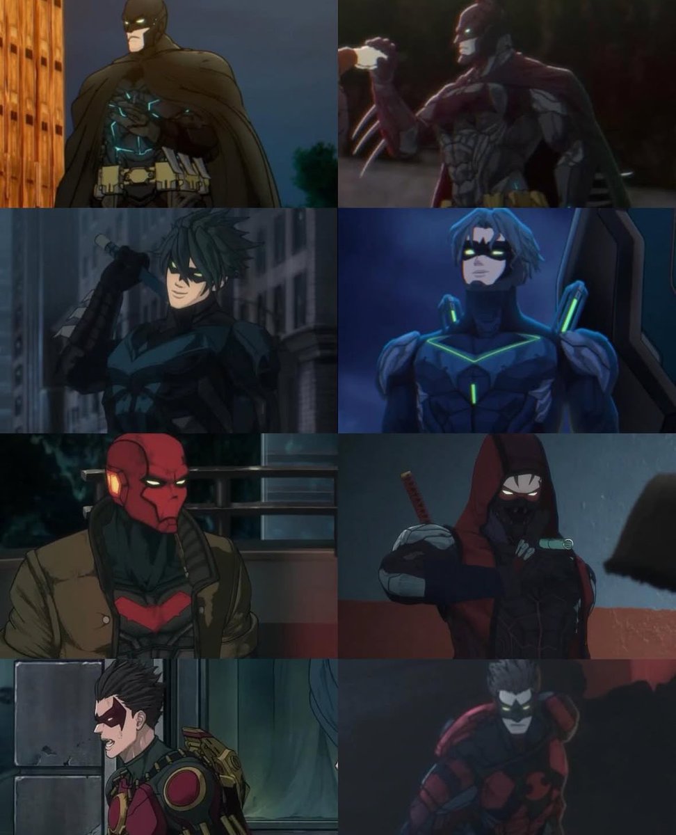 Batman Robin Nightwing Red Hood