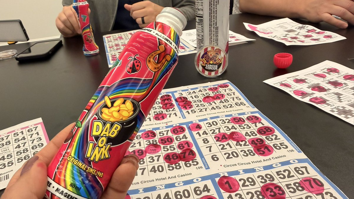 Old school BINGO at @CircusVegas!! The new Bingo Hall opens Friday. We ...