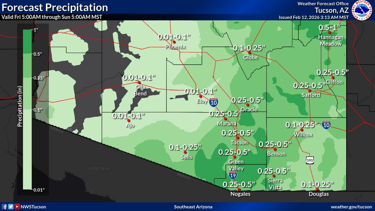 🌵🌧️a Winter Weather System Moving Through The Desert Southwest Friday