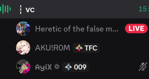 the tfc oc making vc with gang🤤