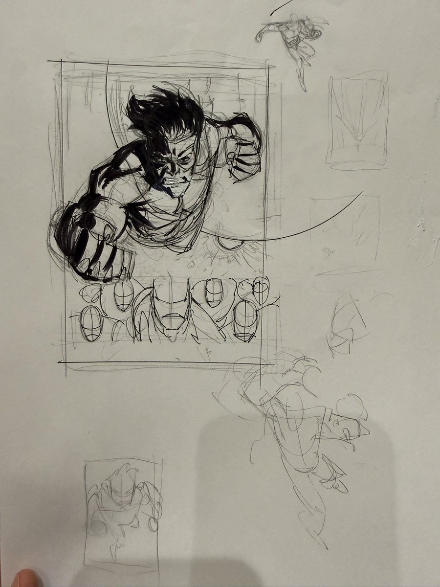 Before I did digital layouts, this is what I was doing. My thumbnail ...