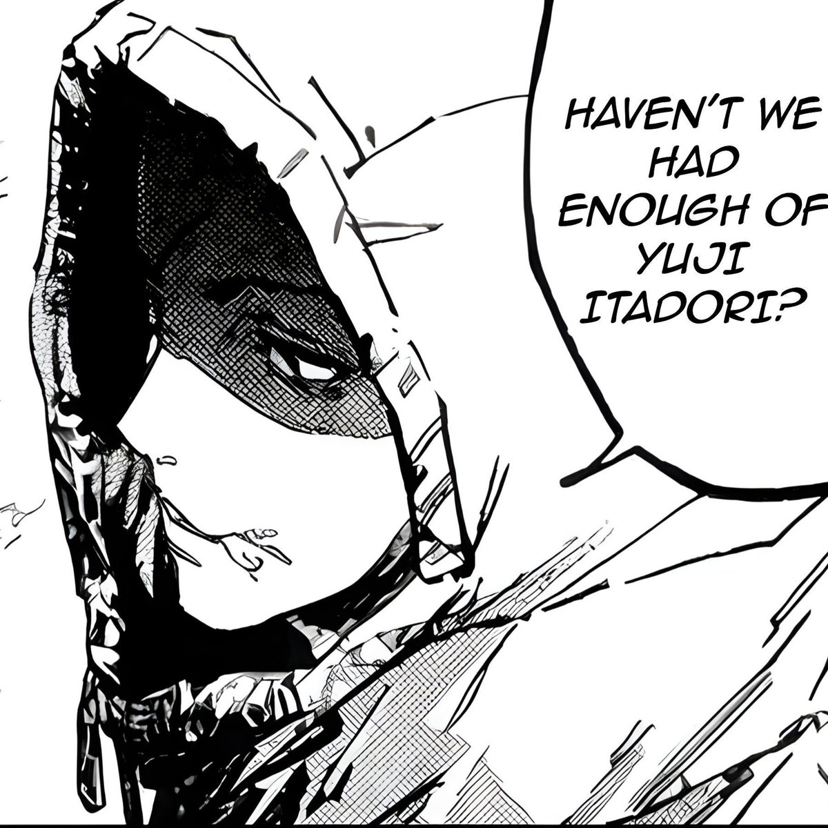 Yuji in the latest Yuji in the latest episode of JJK chapter of Modulo