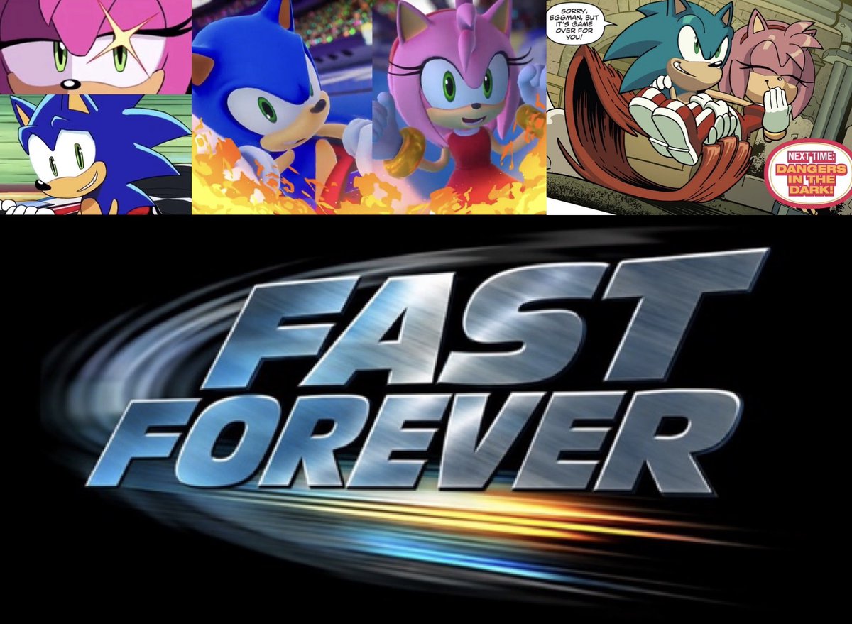 Together, #Sonic and #AmyRose, whether on the race track or on the ...