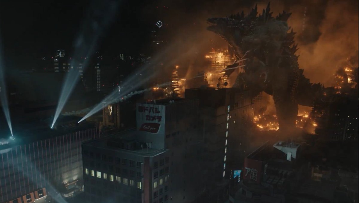JP fans grew up with movies that would that would end with Godzilla ...