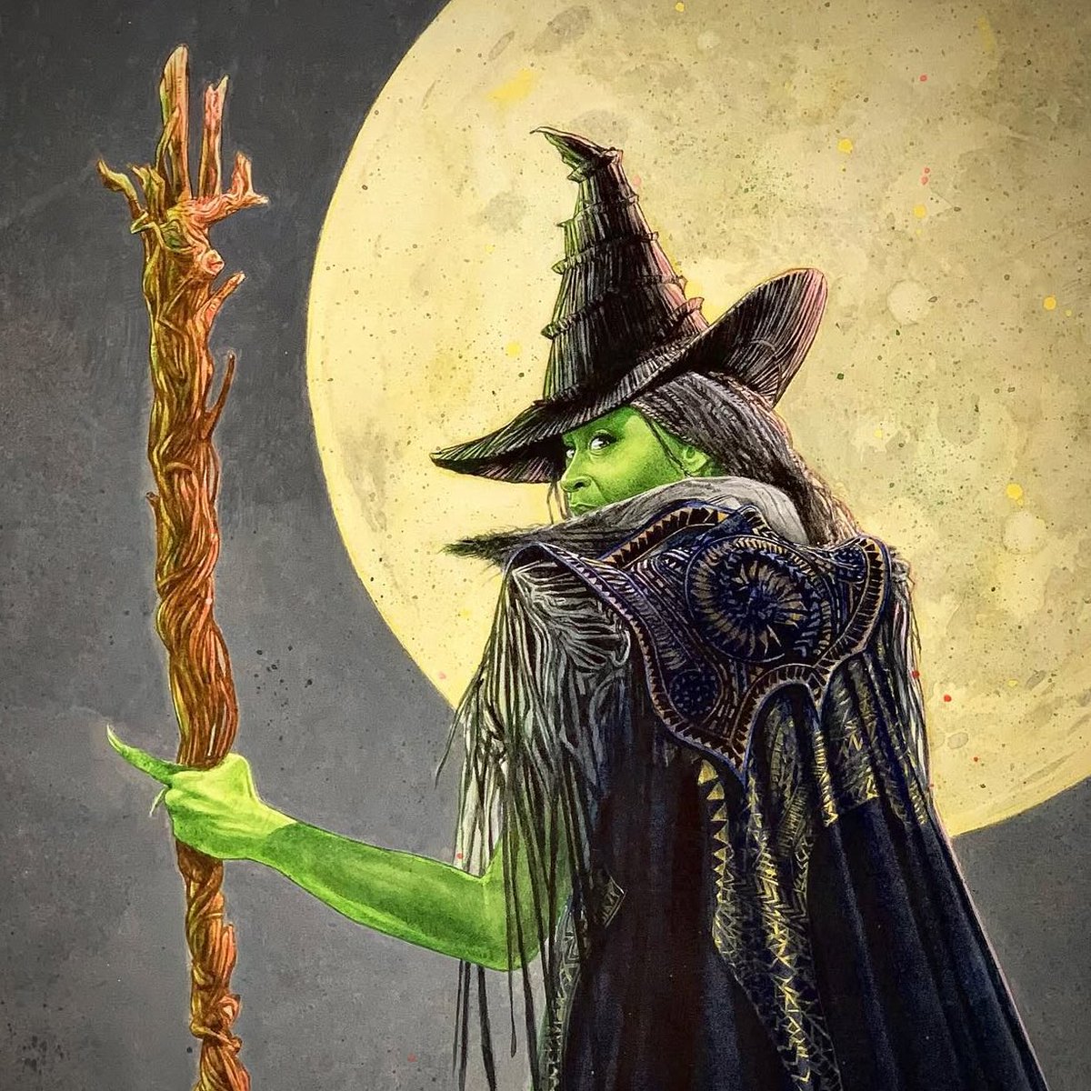 Darrell Warner shares the concept illustration for Elphaba’s Kiamo Ko ...