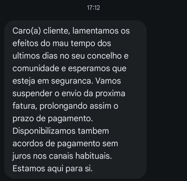🤣 Não fornecem o serviço mas pagas à mesma???