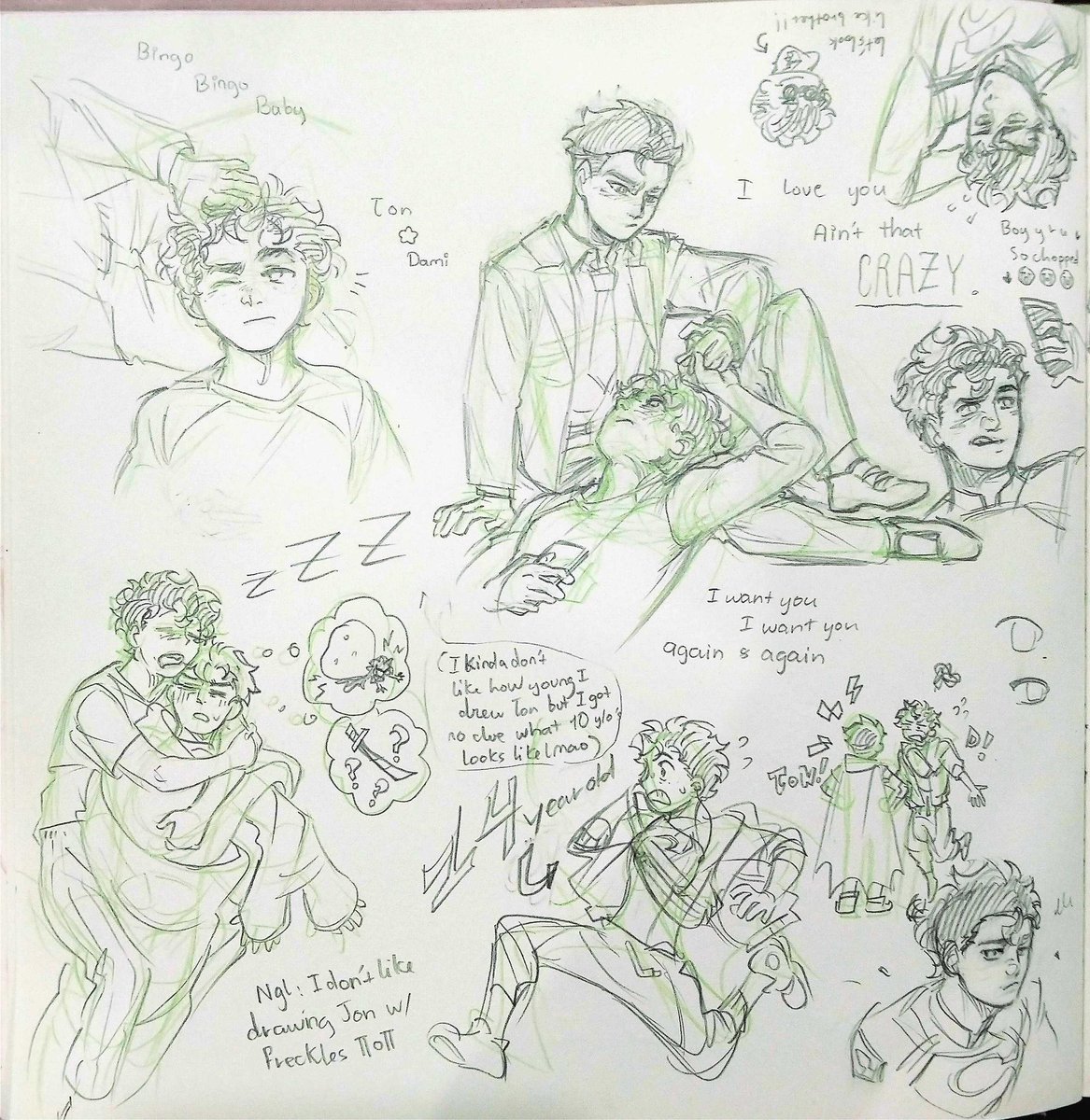 [J4F] Just a few “thinking out loud” doodles from a while back @@ # ...