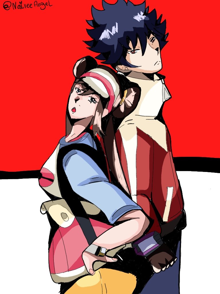 Pokemon Hugh X Rosa