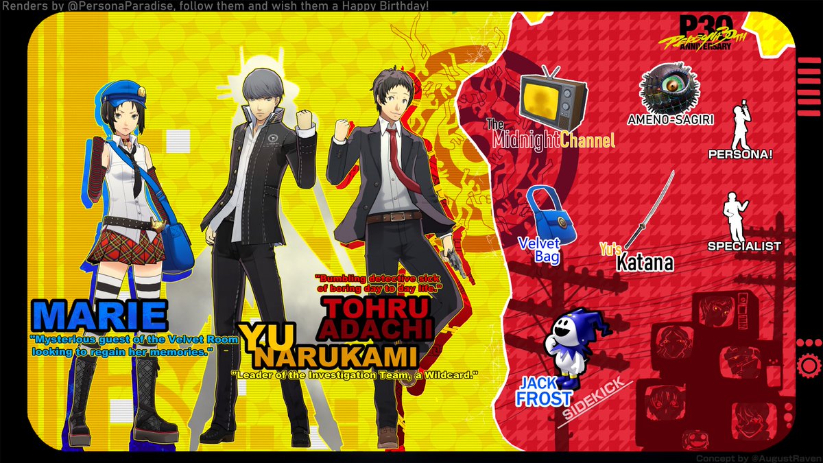 FORTNITE X PERSONA 30TH ANNIVERSARY [CONCEPT] GOLDEN BUNDLE - YU ...