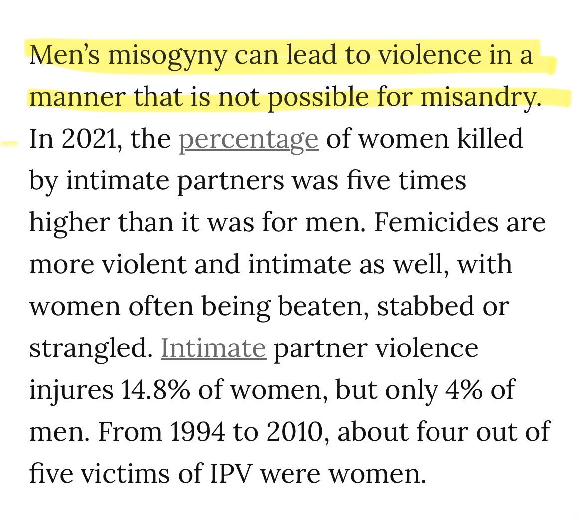 1/25 New article on misandry I was pleasantly surprised when I saw a ...