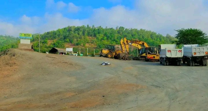 Nithi Bridge works are finally taking shape. Machines on site, momentum ...