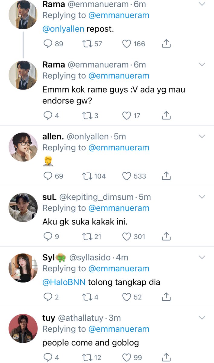 #markhyuck one-tweet au edisi rama allen: rama baru tau jokes 'my [kata ...