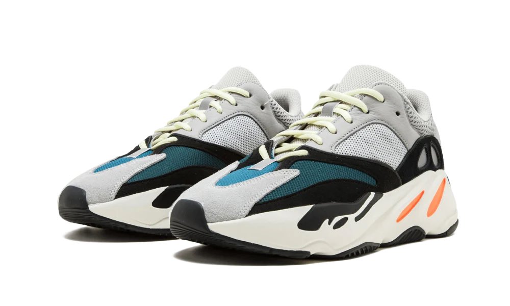 Kanye West wearing Yeezy 700 'Wave Runner'