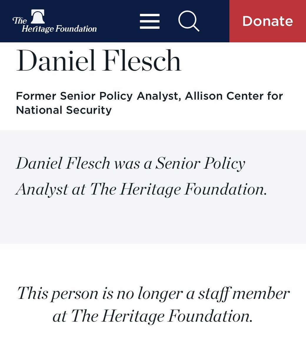 New: @daniel_flesch is out at Heritage.