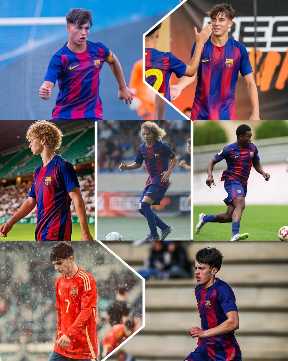 🇪🇸: Barcelona youngsters Raúl Expósito, Sergi Mayans, Jordi Pesquer ...