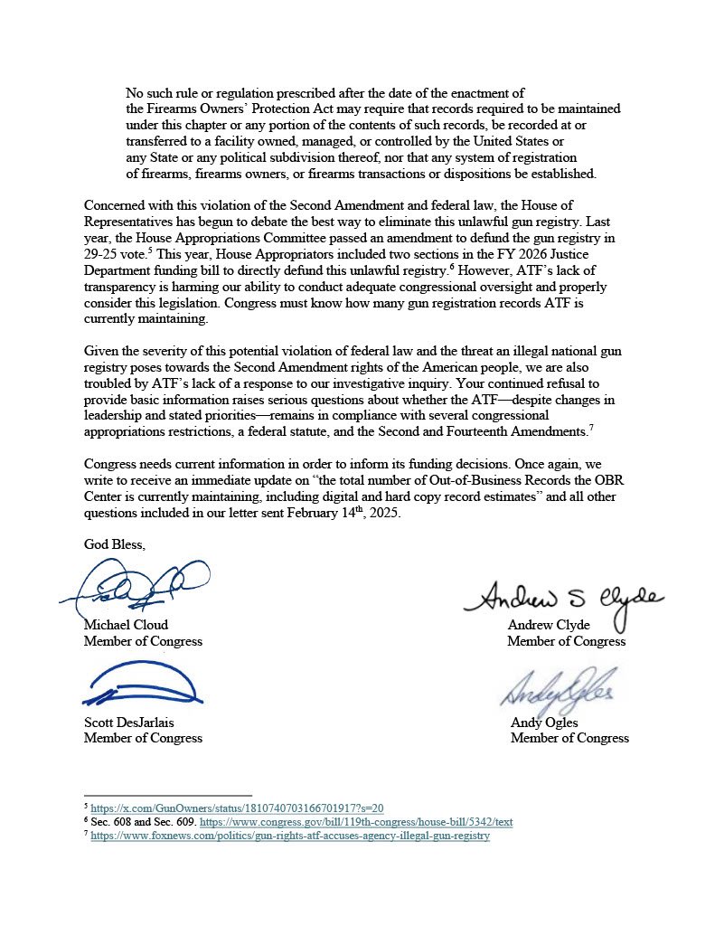 ATF's illegal database potentially holds over 1 billion gun registry ...