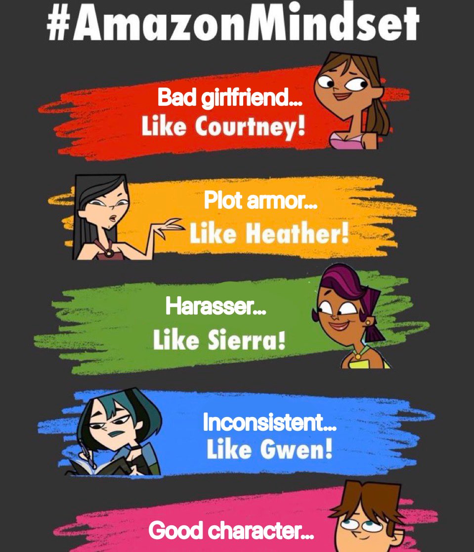 cody good character but not heather or courtney