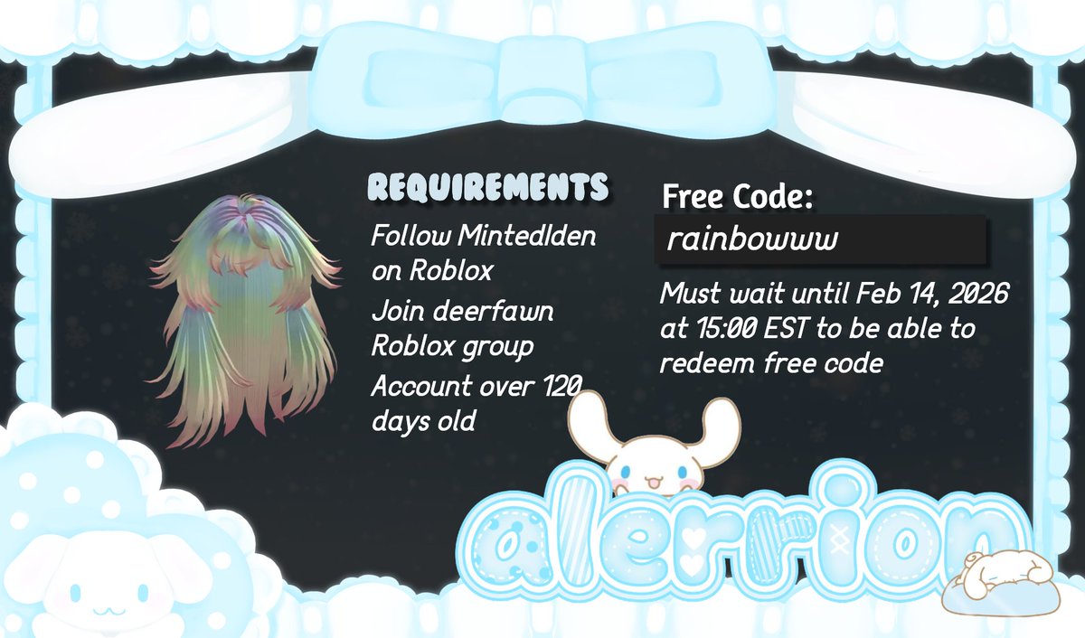 Free Ugc Limited Hair - 30 copies Requirements: - Follow MintedIden on ...