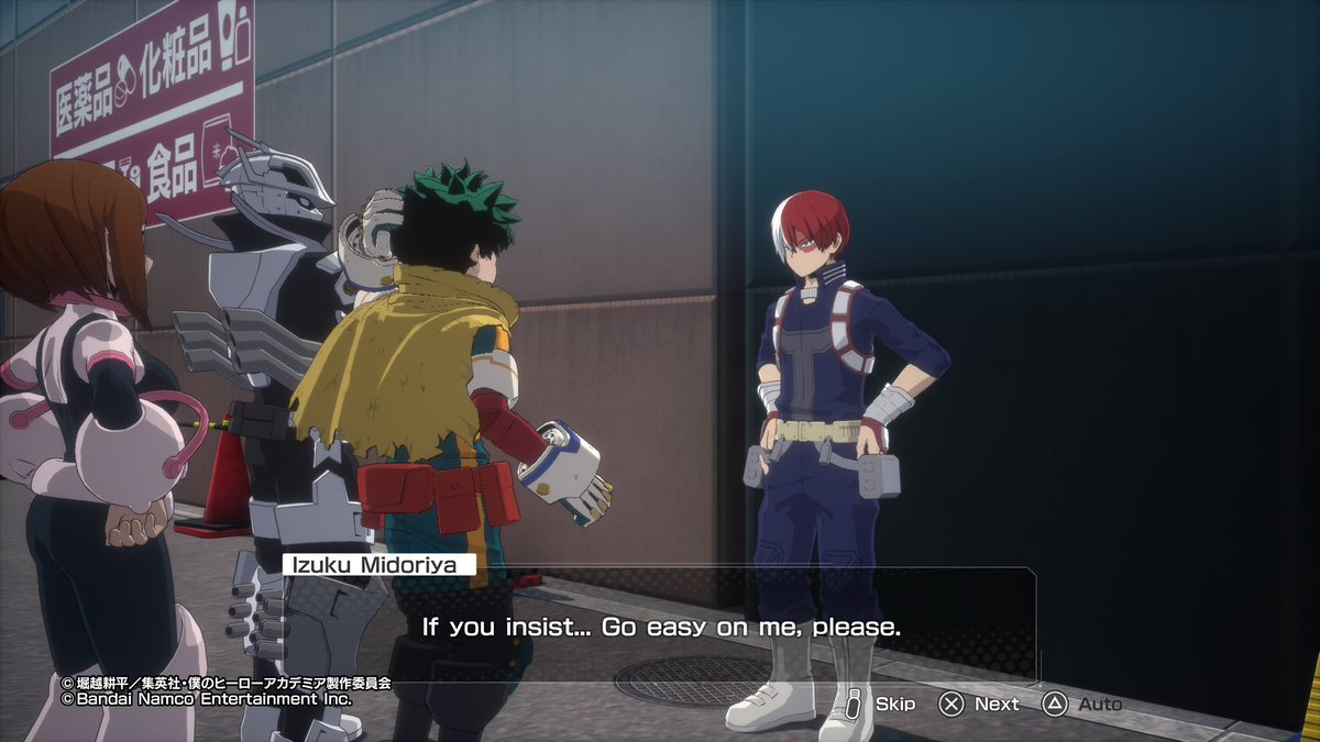 Team Up Mission Shoto encounter #MHAAJ Shoto: Could you spar with me ...