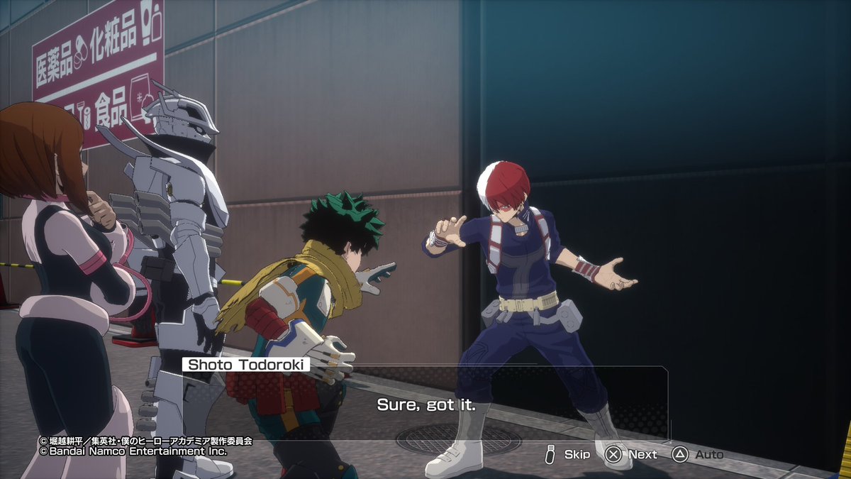 Team Up Mission Shoto encounter #MHAAJ Shoto: Could you spar with me ...