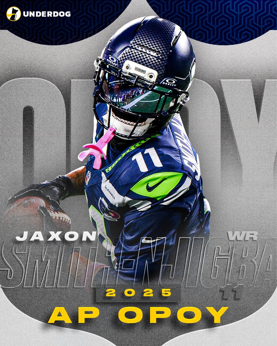 Jaxon Smith-Njigba wins 2025 Offensive Player of the Year award. The ...
