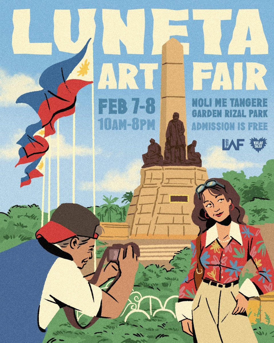 happening today at luneta art fair! 😄 come visit us here until 8pm 💫