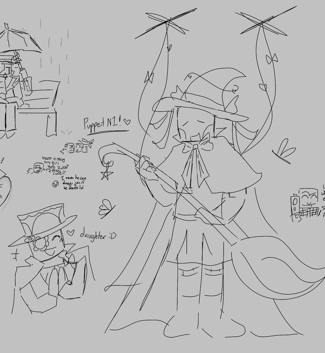 also his n1 fan is alive in this au! kind of